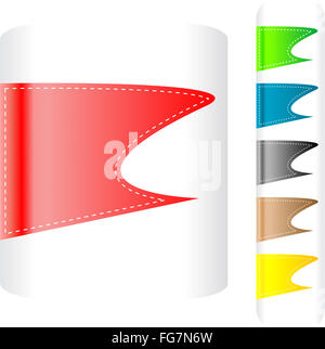Tag Sticker Label Plaster Shadow Stock Photo - Alamy