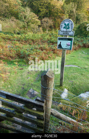 Sign at an access point to the Longshaw Estate, Derbyshire - Yorkshire ...