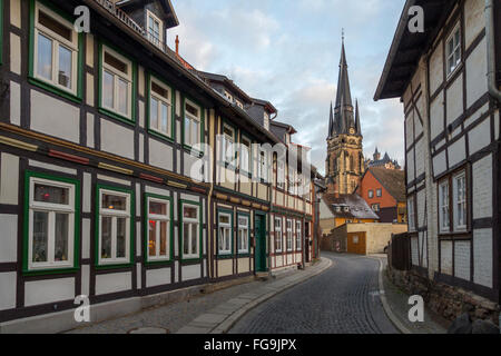 Wernigerode, Germany, Old Town of Wernigerode Stock Photo: 84523001 - Alamy