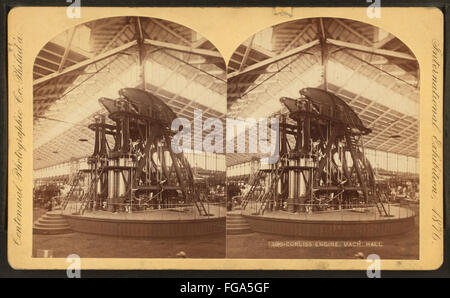 A photograph of the Corliss engine, captured by Centennial Photographic ...