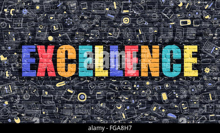 Leadership in Multicolor. Doodle Design Stock Photo - Alamy