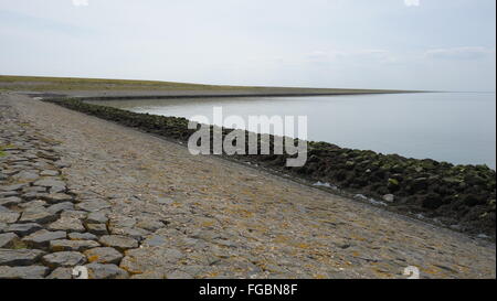Road across the sea in Netherlands. Afsluitdijk Stock Photo: 67101028 ...