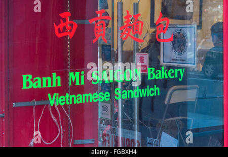 Banh Mi Saigon Bakery Vietnamese sandwich shop on Grand Street in ...