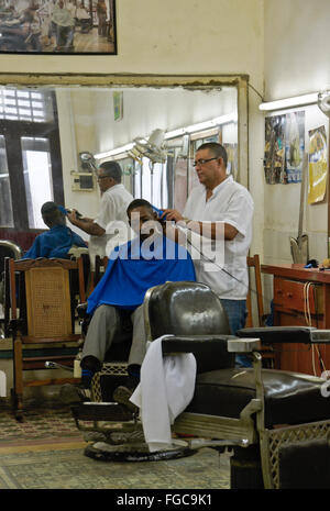 Cuban haircut, Havana Vieja, Cuba Stock Photo - Alamy