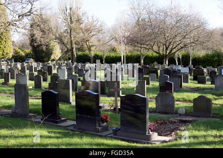 Robin Hood Cemetery, Shirley, West Midlands, England, UK Stock Photo ...