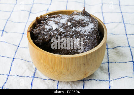 Finnish Easter pudding with sugar, malted rye pudding in Finnish it is ...