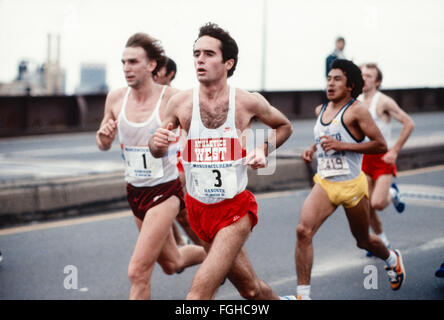 Alberto Salazar (USA) #2 competing in the 1984 men's US Olympic ...