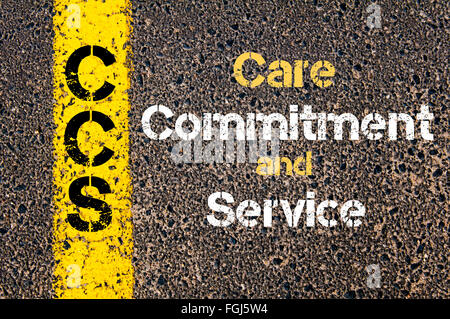 Concept image of Business Acronym CARE Courtesy Appreciation Respect ...