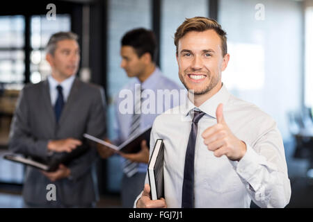 Successful businessman celebrating victory, man dancing sitting at ...
