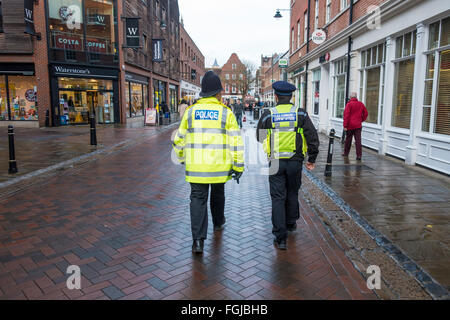 A Police Officer on foot patrol in England UK Stock Photo - Alamy