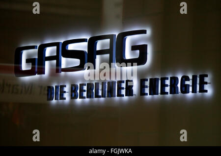 Markenname: "Gasag", Berlin Stock Photo - Alamy