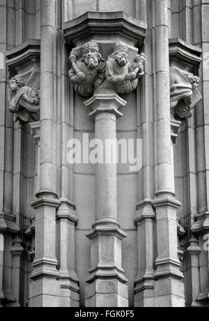 Gothic Stone Pillars Stock Photo - Alamy