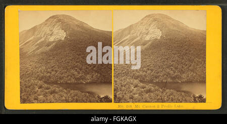 Mt Cannon & Profile Lake, by Kilburn Brothers Stock Photo - Alamy