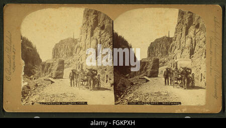 Golden Gate, westward, Yellowstone National Park, from Robert N Dennis ...