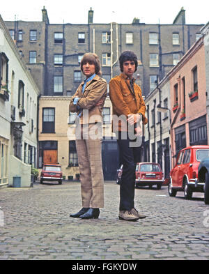 THE MERSEYS UK pop duo with Tony Crane at left and Billy Kinsley in ...