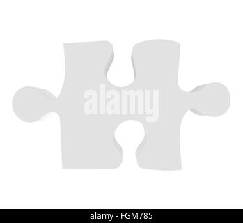 3d rendering of close-up of puzzle pieces with print of potted flowers ...