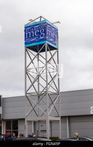 Roaring Meg retail park, Stevenage, Hertfordshire. Photo credit should ...