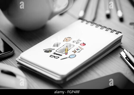 Composite image of training doodles Stock Photo - Alamy