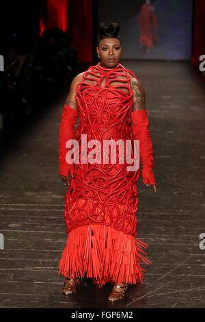 Ta'Rhonda Jones wears Conrad Booker at Go Red for Women Red Dress ...