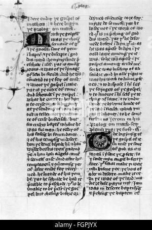 John Wycliffe 1320 1384 English theologian dissident Roman Catholic ...