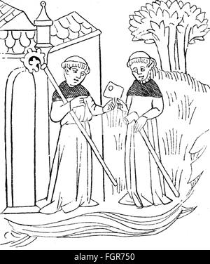 Messenger of the Middle Ages Stock Photo - Alamy