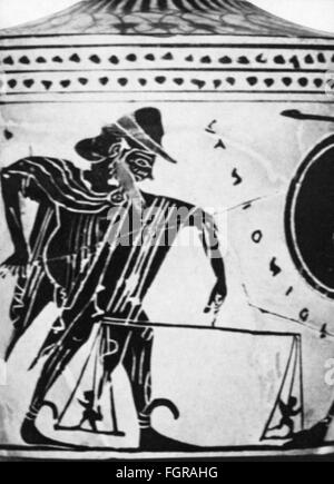 ancient world, Greece, religion, Oracle of Delphi, priest Pythia during ...