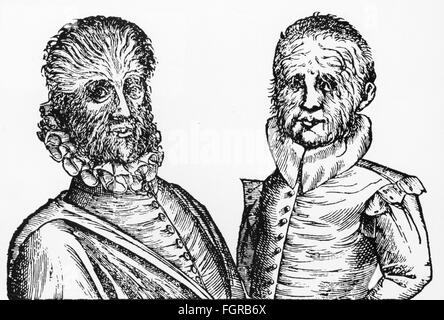 Faces of two people Stock Photo - Alamy