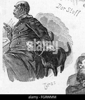 festivities, Fruehschoppen in the Reich Chancellery, Berlin, 20.6.1884 ...