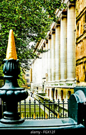 Montague Place entrance to the British Museum, London, UK Stock Photo ...