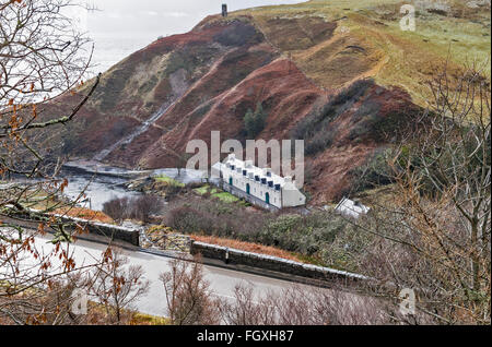 BERRIEDALE BRAES HAIRPIN BEND PART OF THE A9 ROAD BETWEEN HELMSDALE AND ...