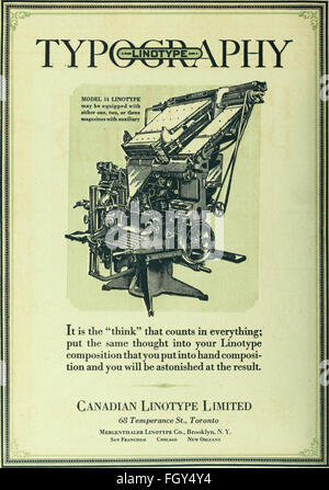 Canadian printer and publisher (1920 Stock Photo - Alamy