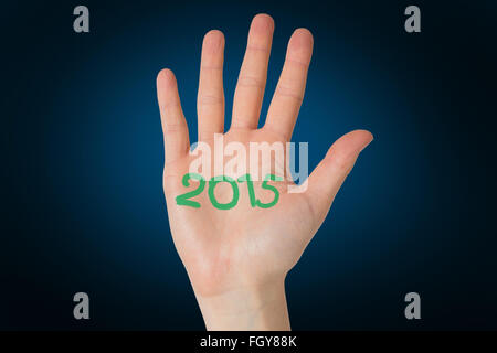 Composite image of hand with fingers spread out Stock Photo - Alamy