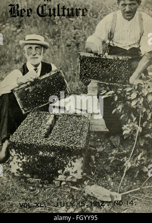 'Gleanings in Bee Culture' (1912) is an informative work focused on the ...
