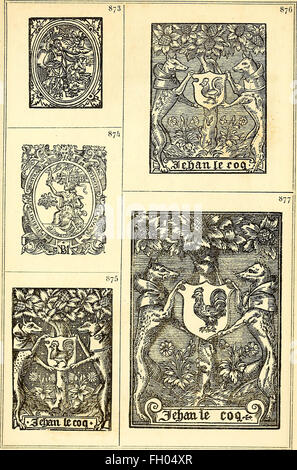 A collection of typographic marks, monograms, symbols, and devices used ...