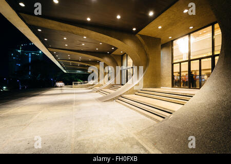The Cultural Center of the Philippines at night, in Pasay, Metro Manila ...