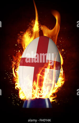 Composite image of england rugby ball Stock Photo - Alamy