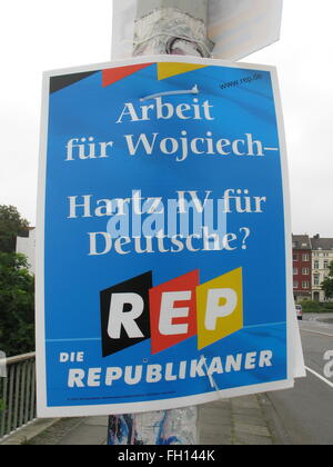 Election Poster of German Party Die Linke - The Left - in Leipzig ...