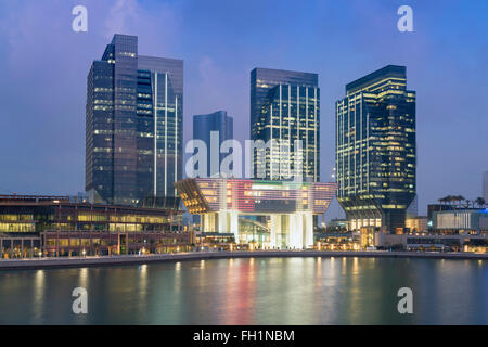 View of new business district at Abu Dhabi Global Market square (ADGM ...