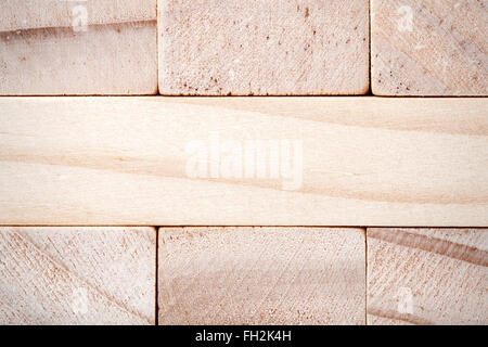 Wooden blocks tower texture background Stock Photo - Alamy