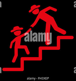 Boy Education Steps Icon Stock Photo - Alamy