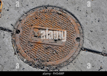 Sewer lids, utility access, drain covers, water meter access Stock ...