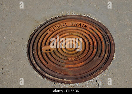 Sewer lids, utility access, drain covers, water meter access Stock ...