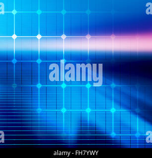 technology background with transparent geometric shapes. Digital ...