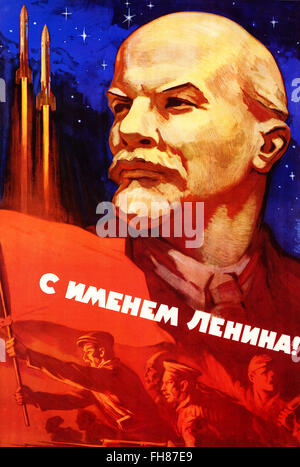 soviet space program propaganda poster Stock Photo - Alamy