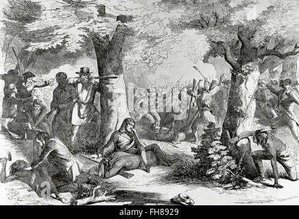 Battle of Oriskany, 1777 Stock Photo - Alamy