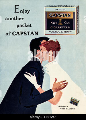 1956 British advertisement for Capstan cigarettes Stock Photo - Alamy