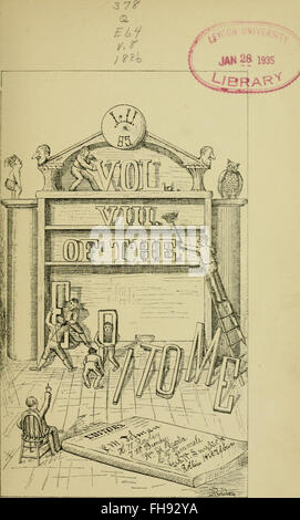 Epitome Yearbook 1885 Stock Photo - Alamy