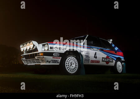 A Lancia Delta S4, Group B Rally Car, on display in "The Pinnacle of ...