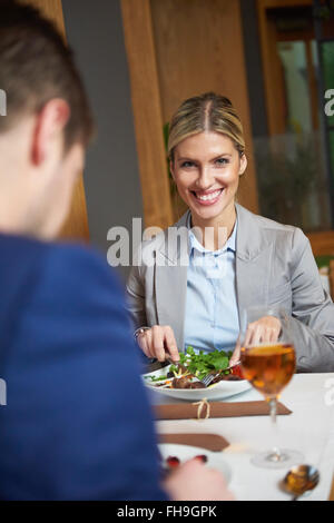 business couple having dinner Stock Photo - Alamy