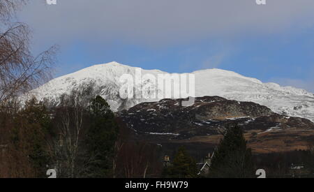 Ben Vrackie viewed from The Pitlochry Festival Theatre car park in ...